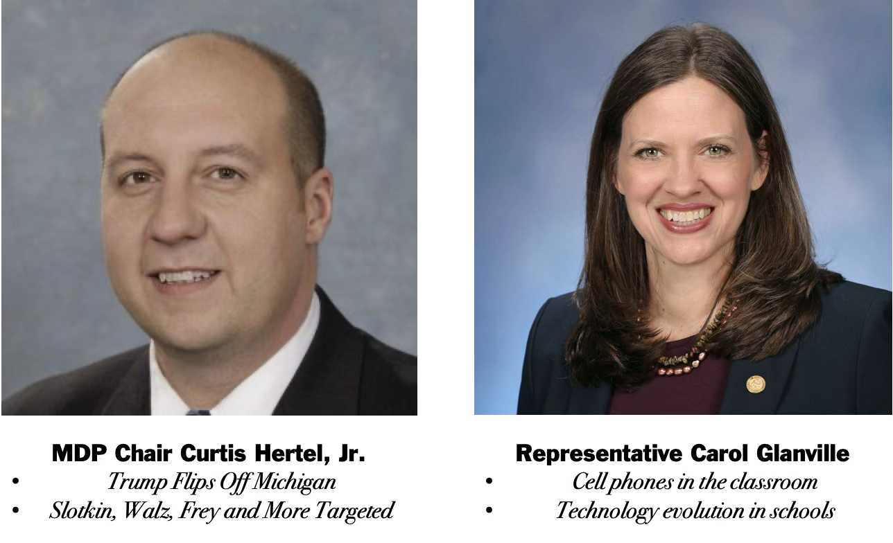 Trump Flips Off Michigan (Guest: Representative Carol Glanville ...